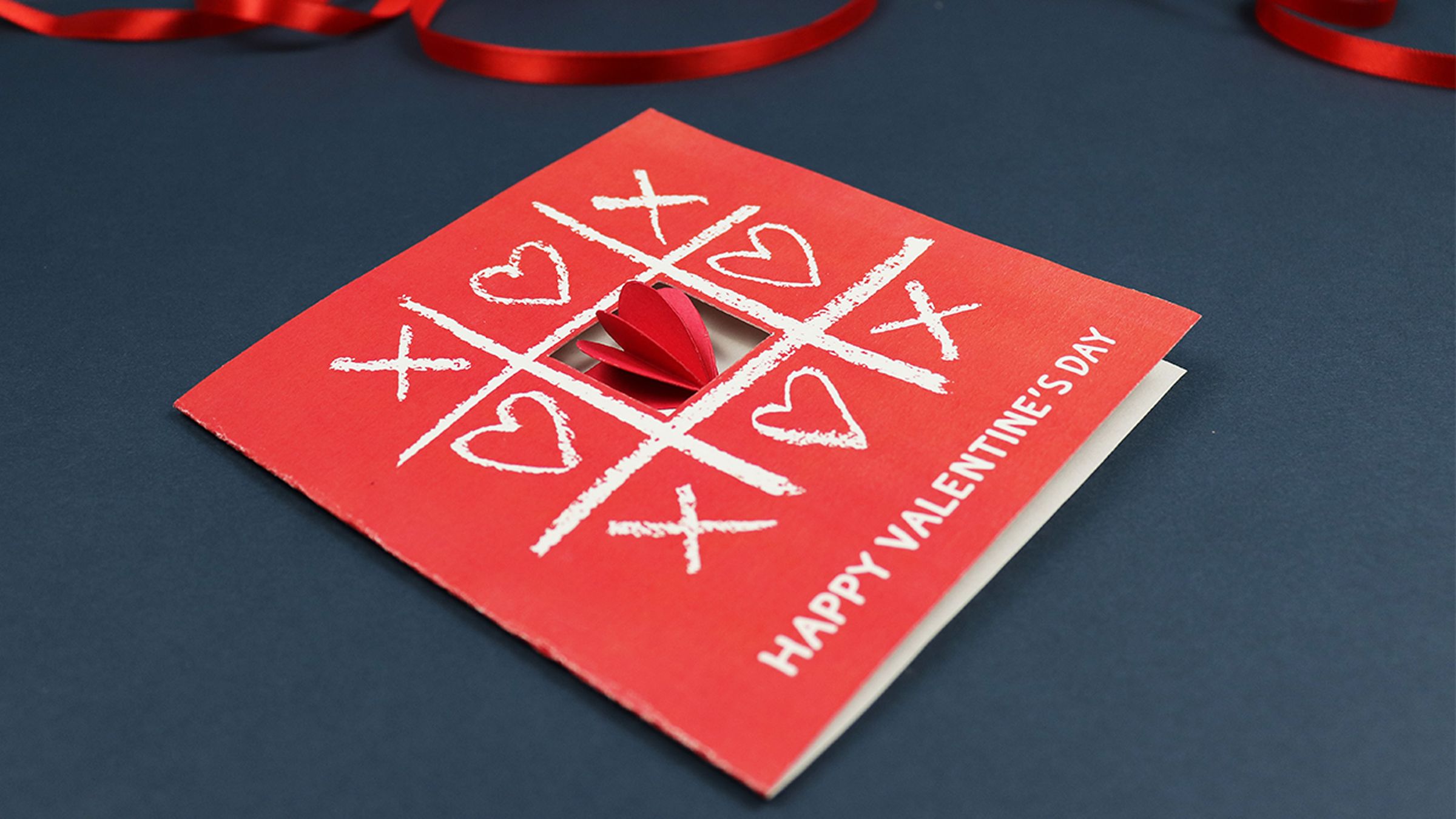Easy XOXO Pop Up Heart Valentine's Day Card : 4 Steps - Instructables