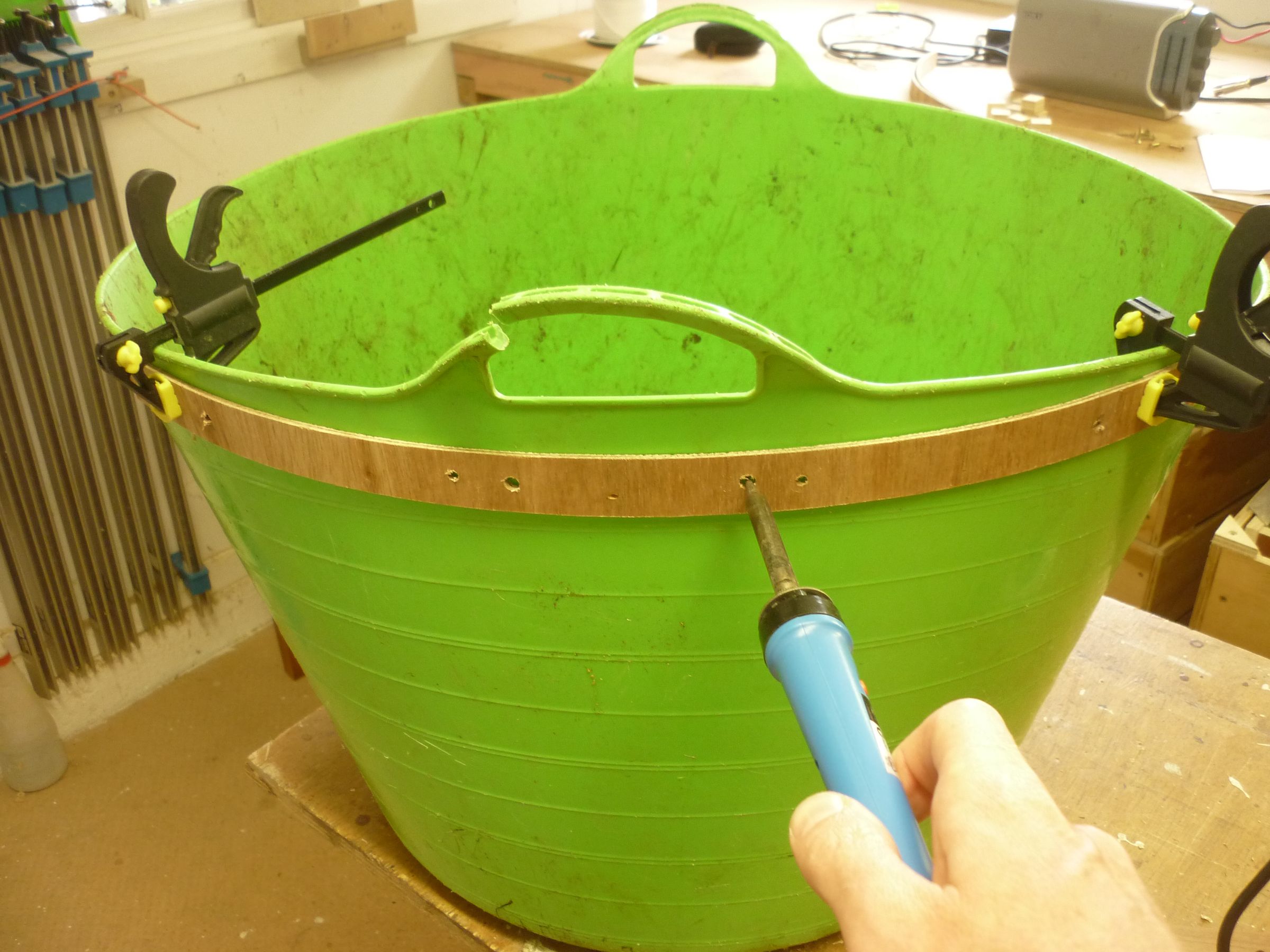 Repairing Broken Handle on Garden Waste Bucket : 5 Steps (with Pictures ...