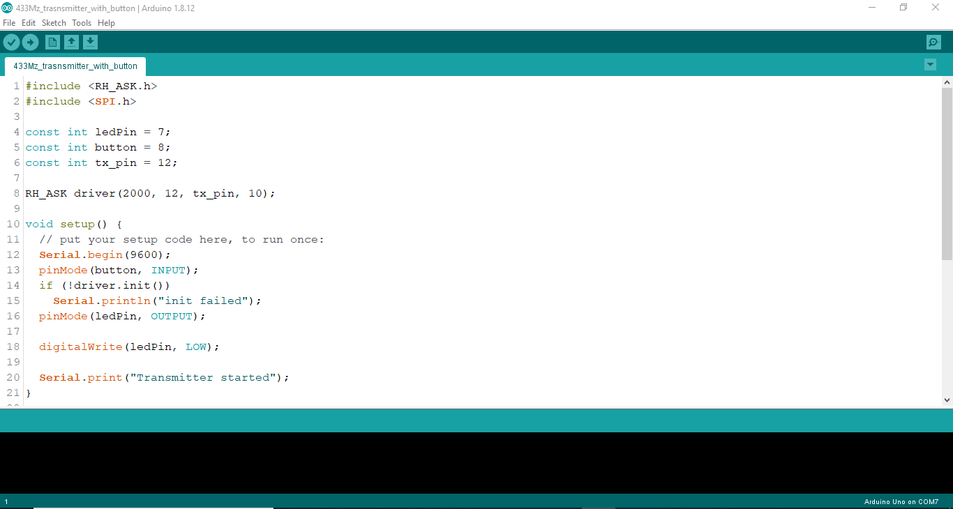 Personal One Way Radio Using Arduino Transmitter and Receiver Modules ...