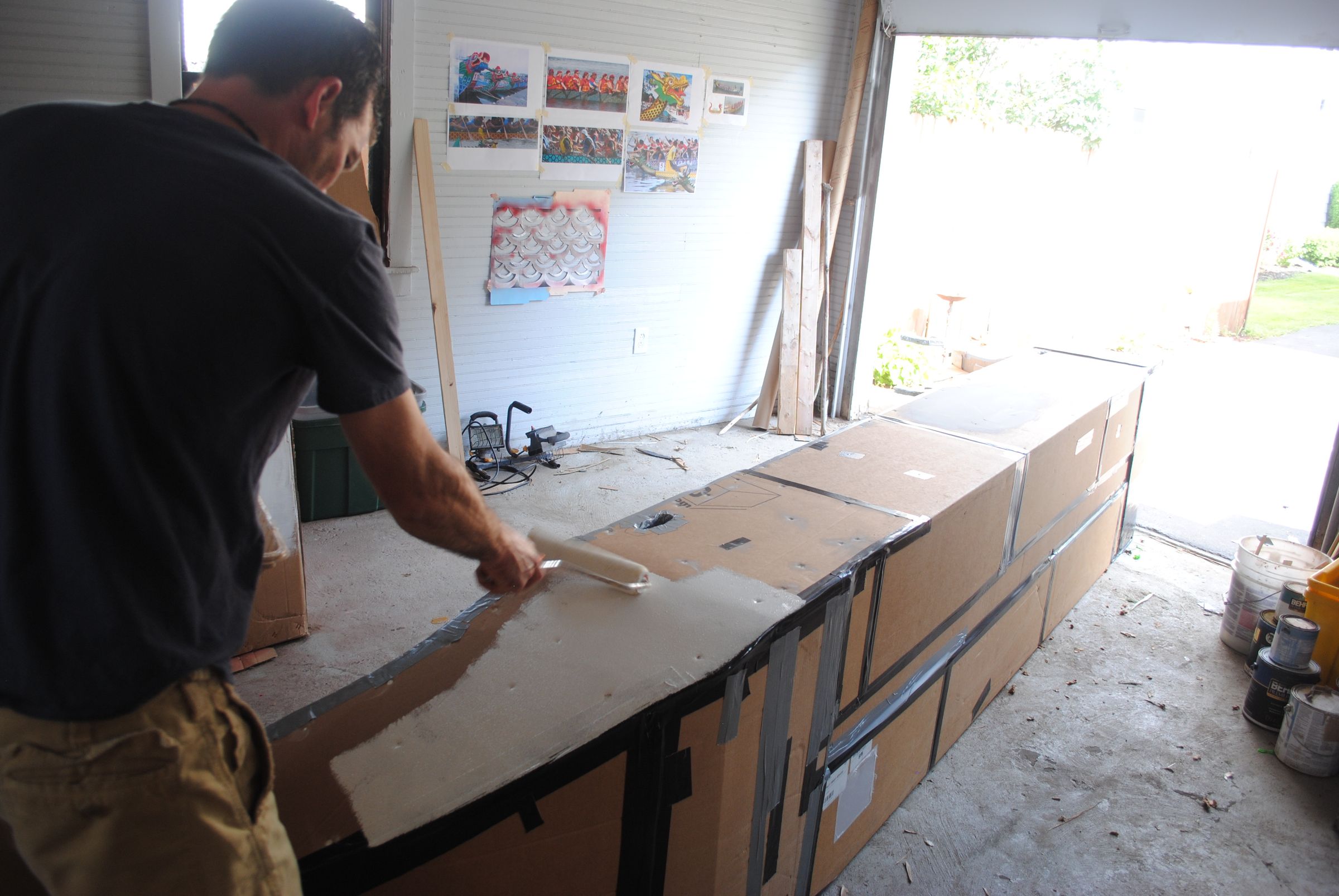 Make a Cardboard Dragon Boat! : 7 Steps (with Pictures) - Instructables