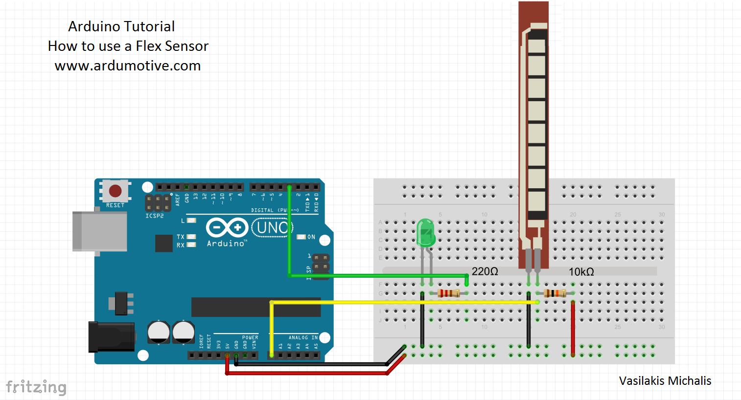 How to Use a Flex Sensor - Arduino Tutorial : 4 Steps (with Pictures ...