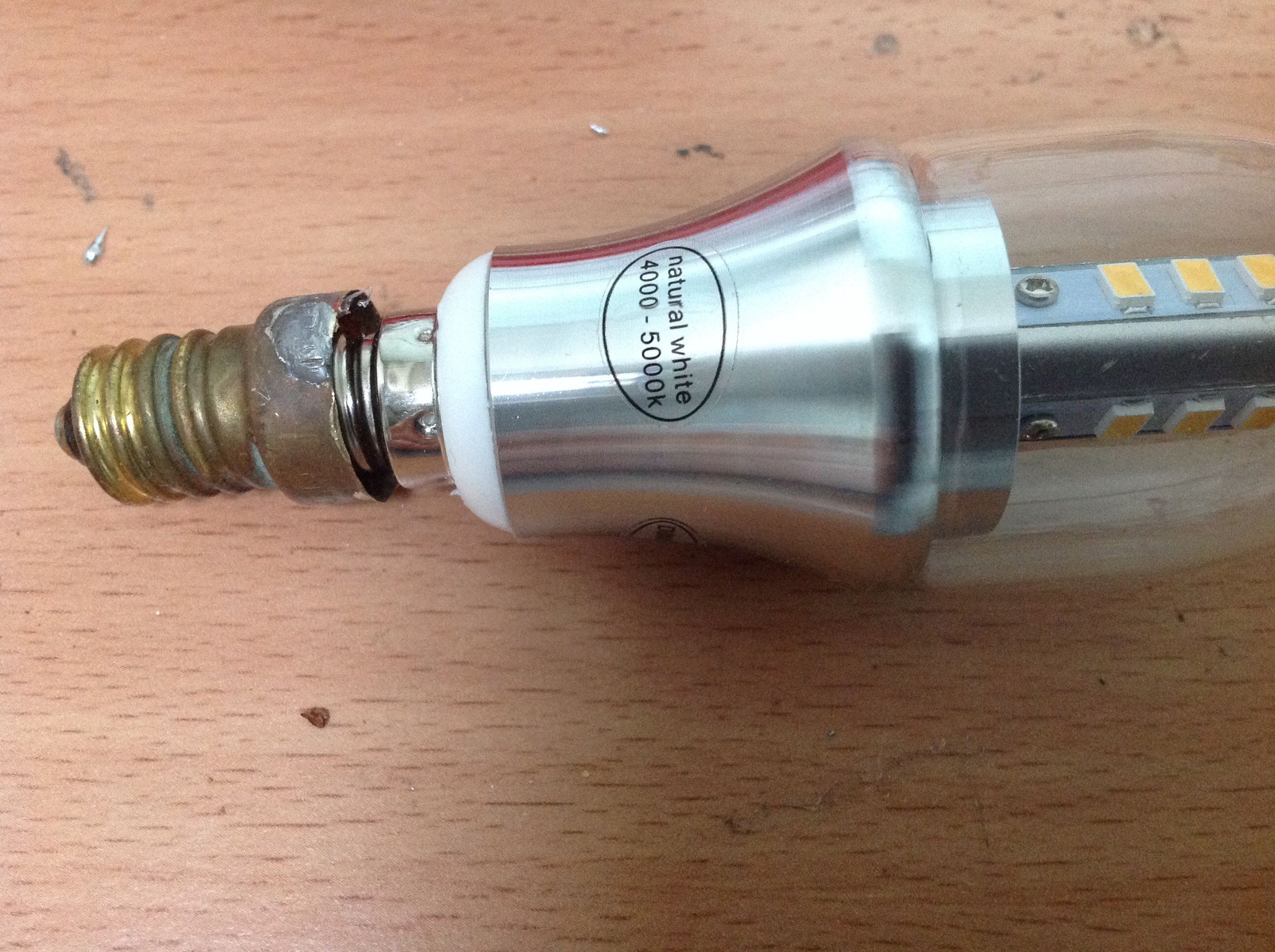 DIY E14 to E12 Light Bulb Adapter From a E14 Lightbulb - Instructables