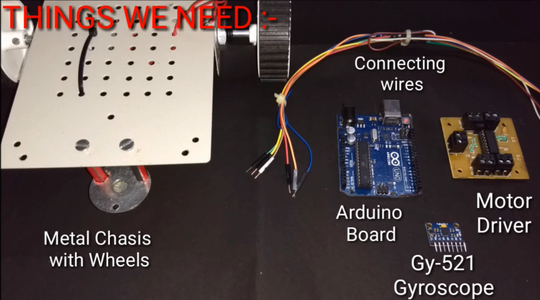Diy Gyroscope Controlled Robot Using Arduino In 4 Steps 4 Steps