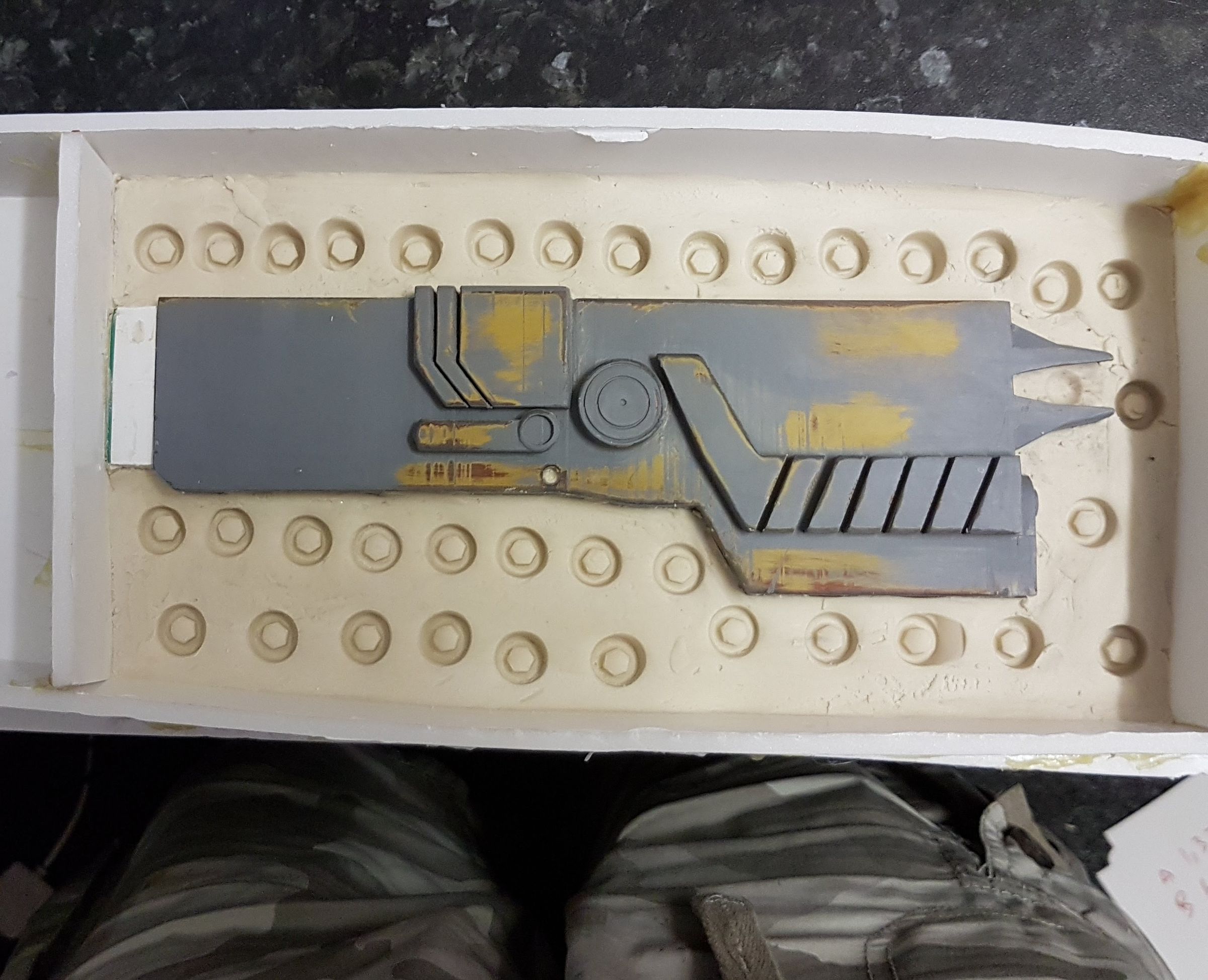 Paralyzer Blaster (Metroid) Mould and Cast : 4 Steps (with Pictures ...