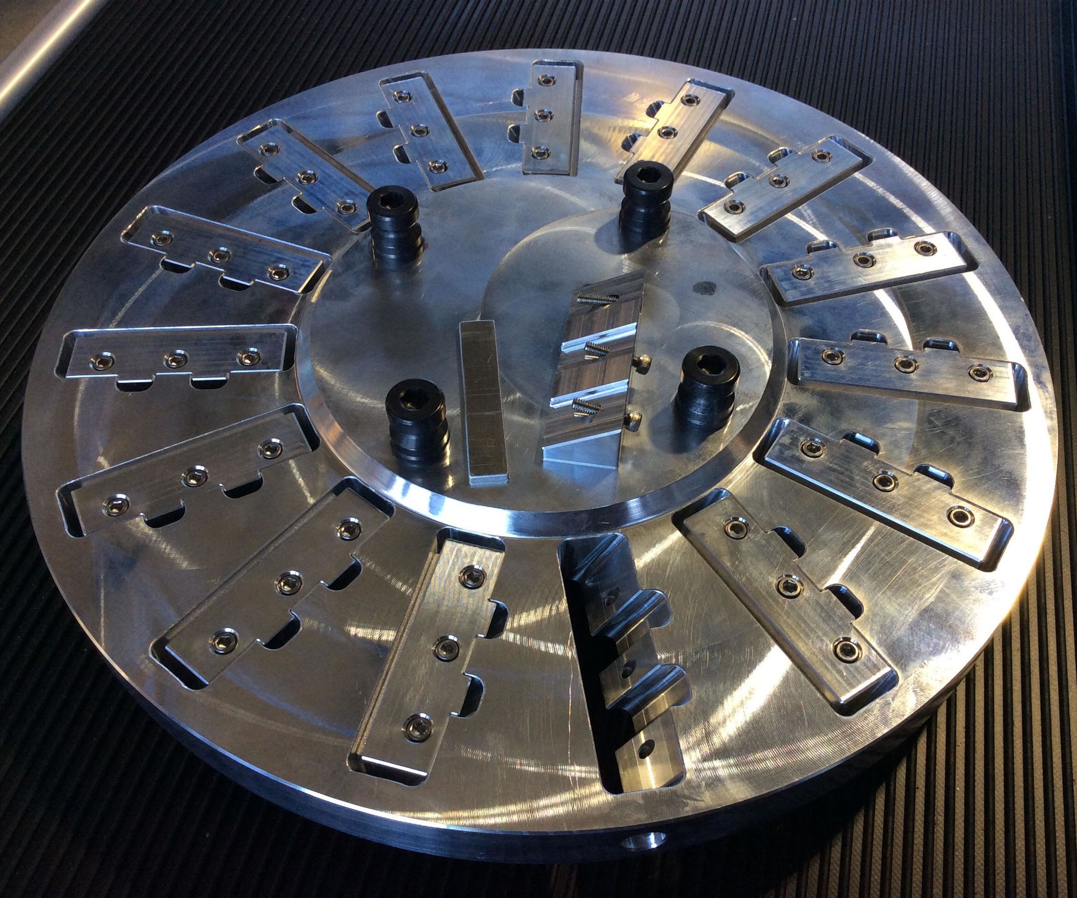 Precision 2-sided Workholding Fixture Using Lang 96mm Quick-Point ...