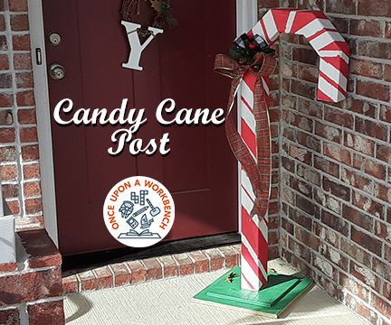 Candy Cane Post : 7 Steps - Instructables