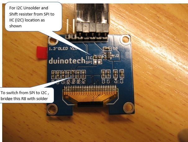 OLED Tutorial | Convert SPI to I2C : 6 Steps (with Pictures ...