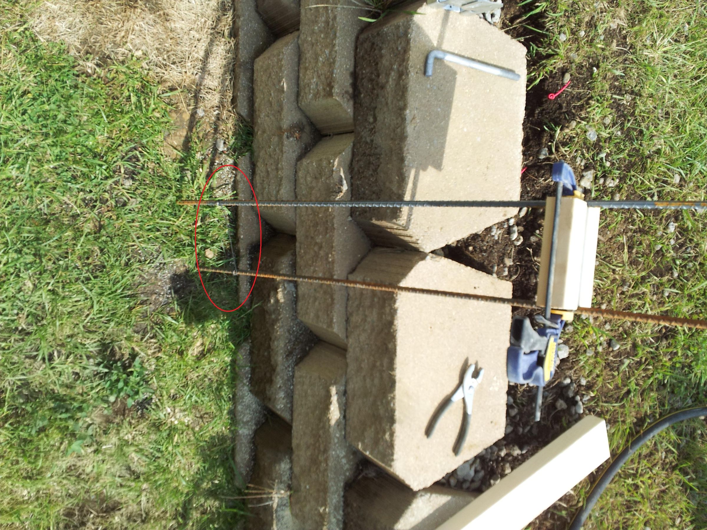 Simple Rig for Spacing & Hanging Rebar in a Post Hole : 6 Steps ...