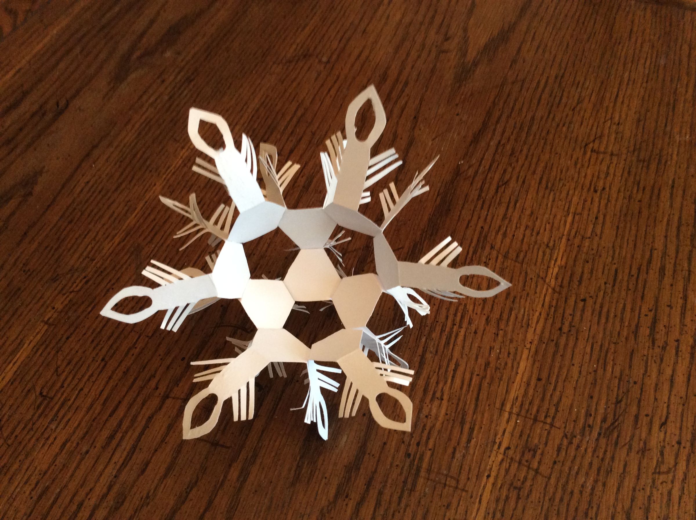 3 D Paper Snow Decoration : 7 Steps (with Pictures) - Instructables