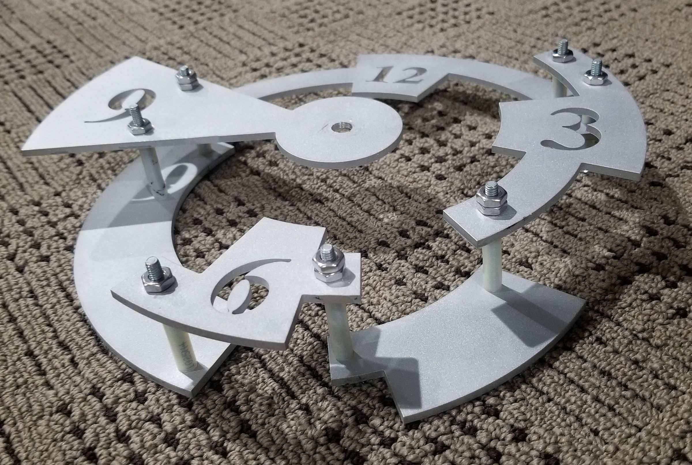 Waterjet Industrial Clock : 6 Steps (with Pictures) - Instructables