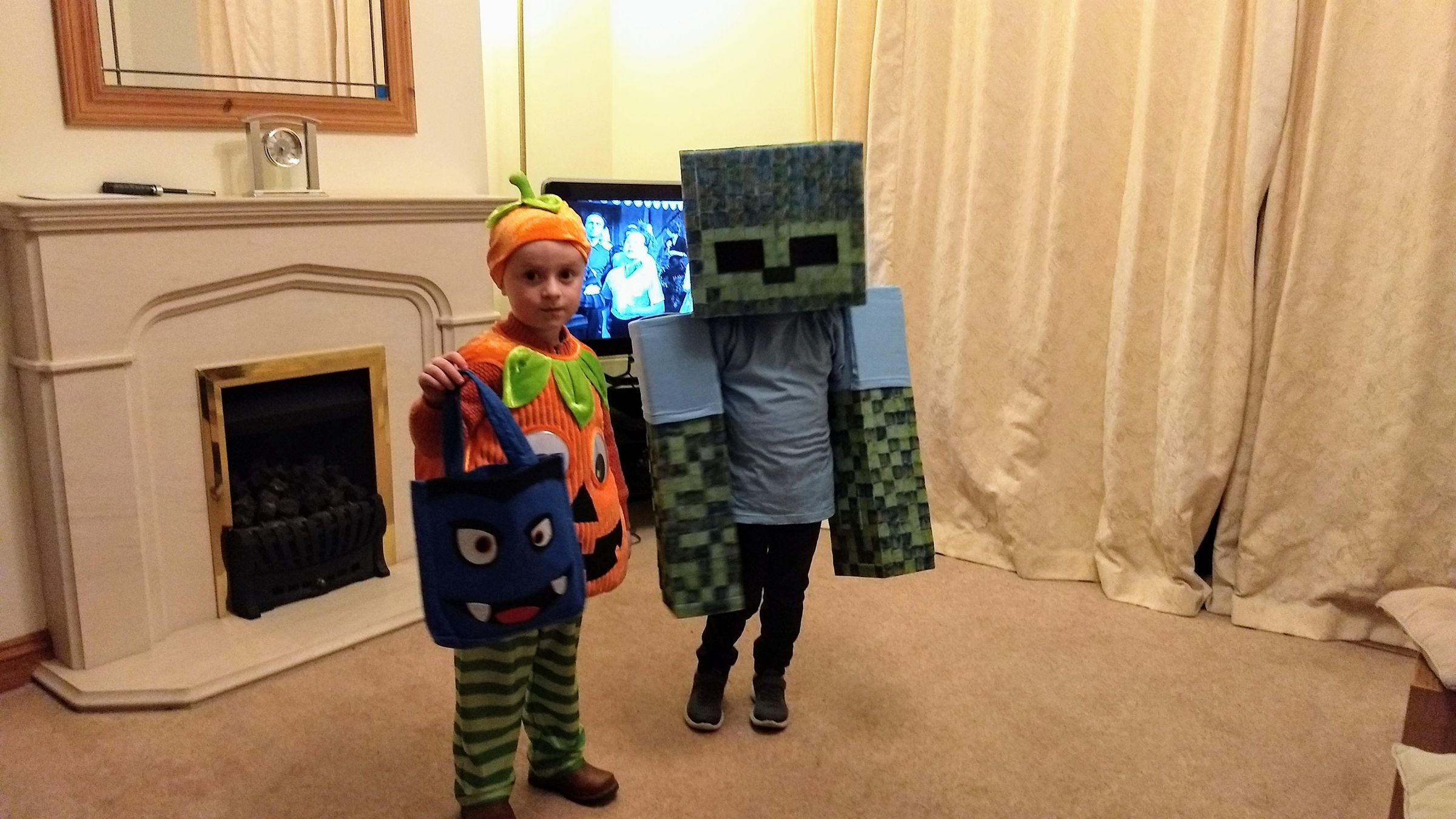 Easy "No Sew" Soft Minecraft Zombie Costume. : 14 Steps (with Pictures ...