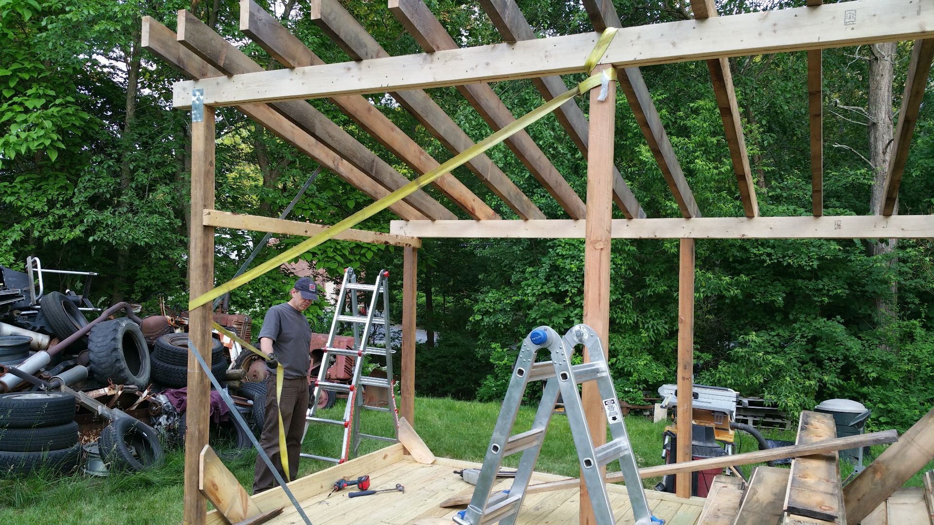Build a Portable Rough-Sawn Shed : 15 Steps (with Pictures) - Instructables