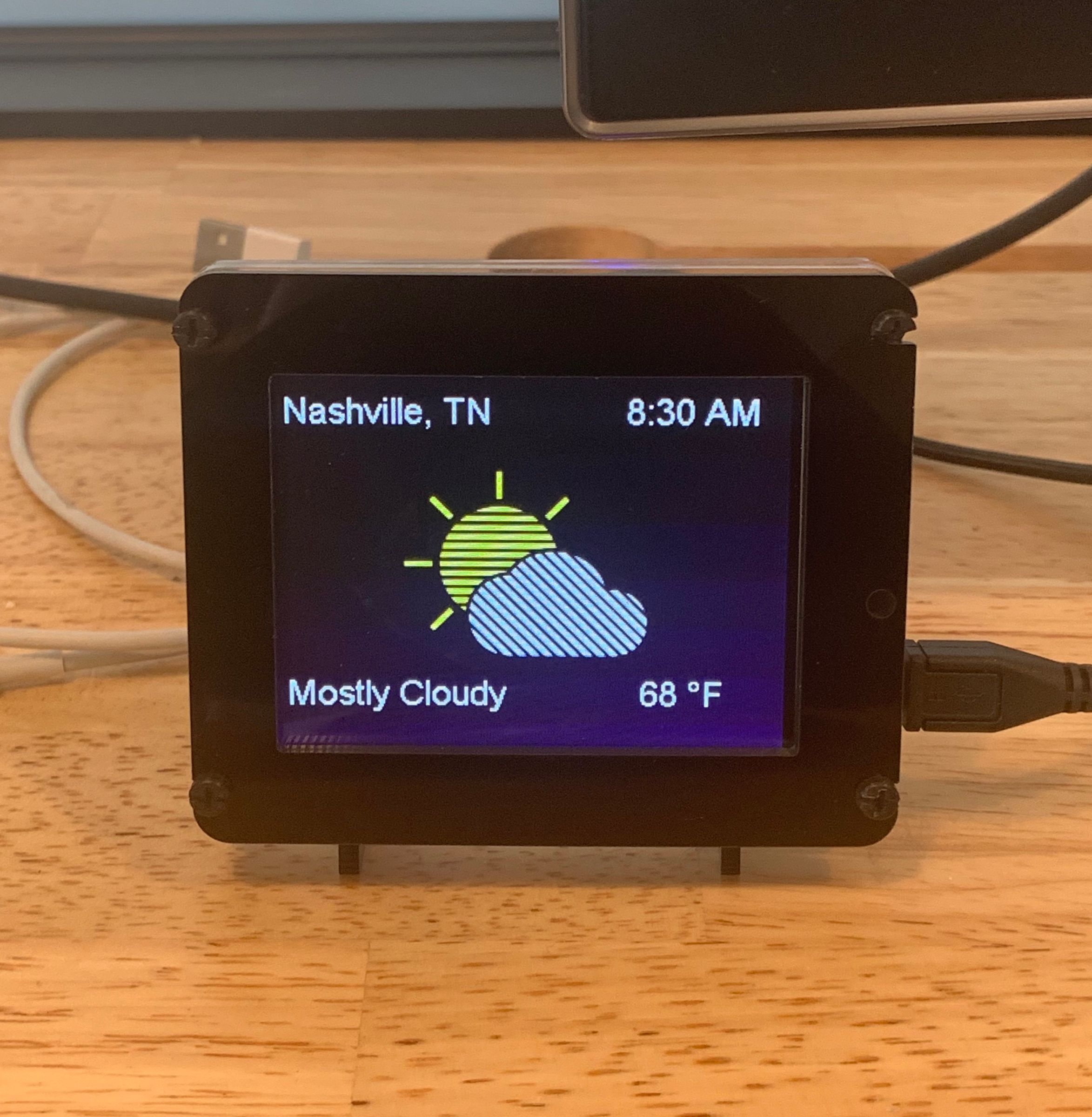 Dark Sky API PyPortal & Weather Dashboard : 6 Steps - Instructables