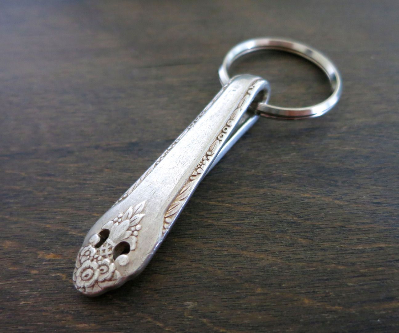 Make Unique Keychains From Silverware : 4 Steps (with Pictures ...