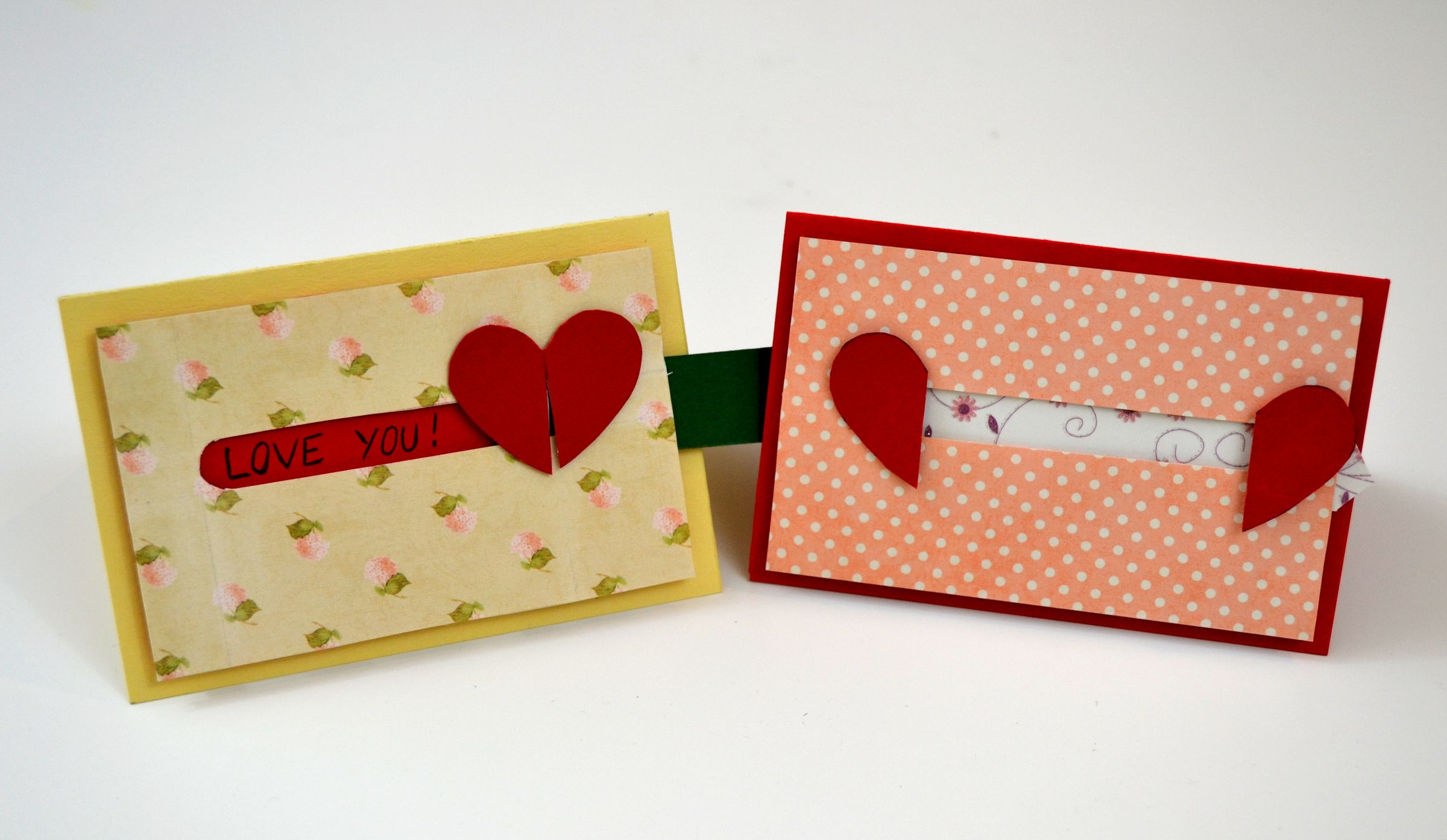How to Make a Valentine's Day Card | Sliding Heart Greeting Card Ideas ...