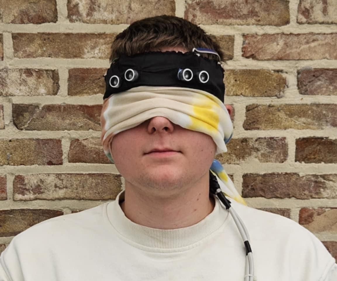 Head-Mounted Haptic Navigation Device for Visually Impaired Individuals ...