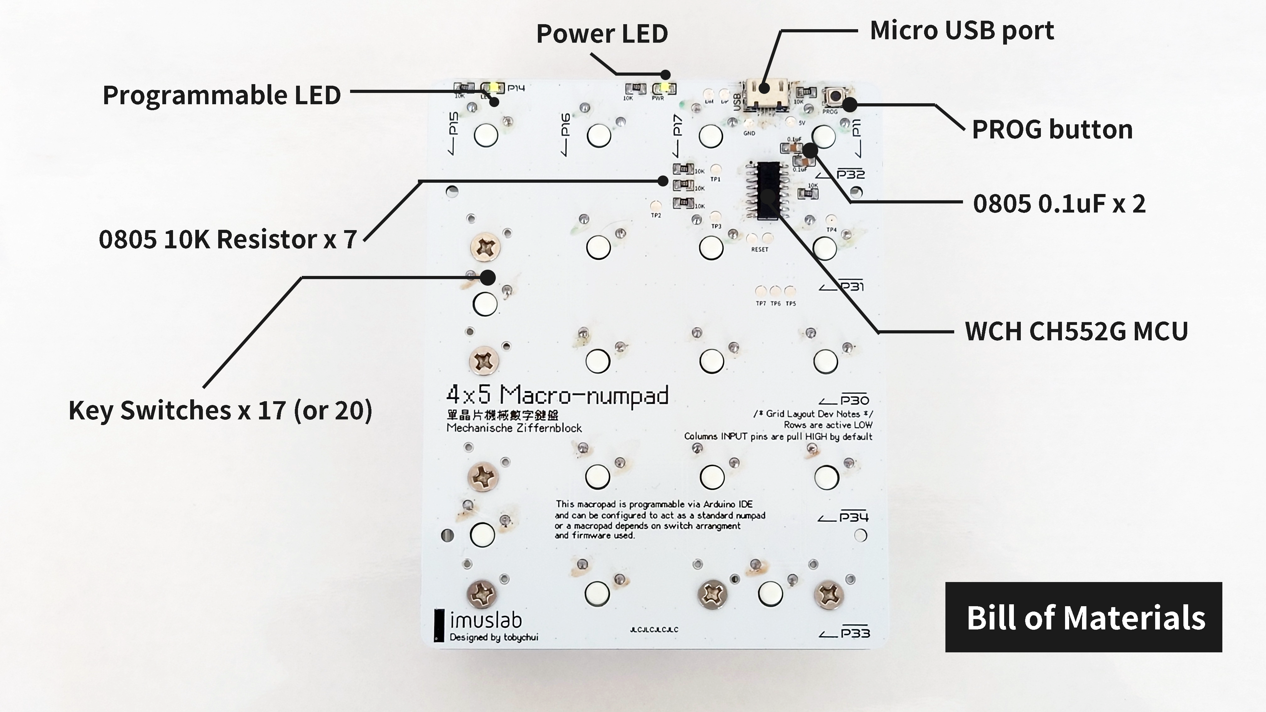 DIY $8 Mechanical Numpad (with Arduino Compatible Firmware!) : 8 Steps ...