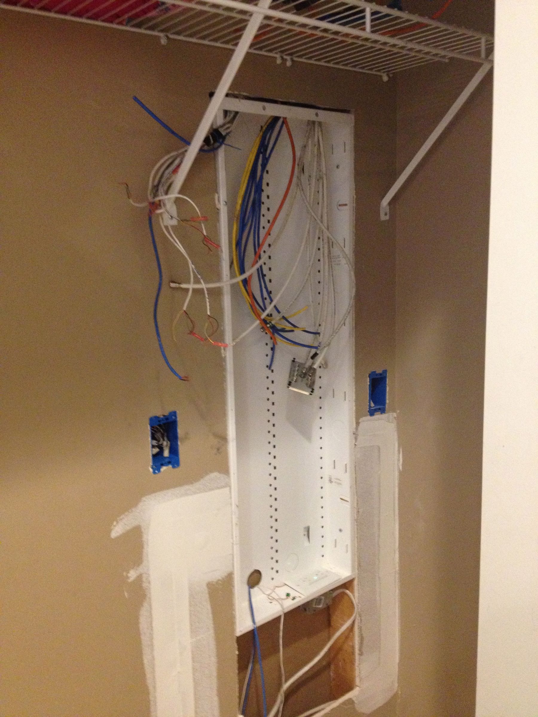 How to Install a Structured Wiring Enclosure : 11 Steps (with Pictures ...