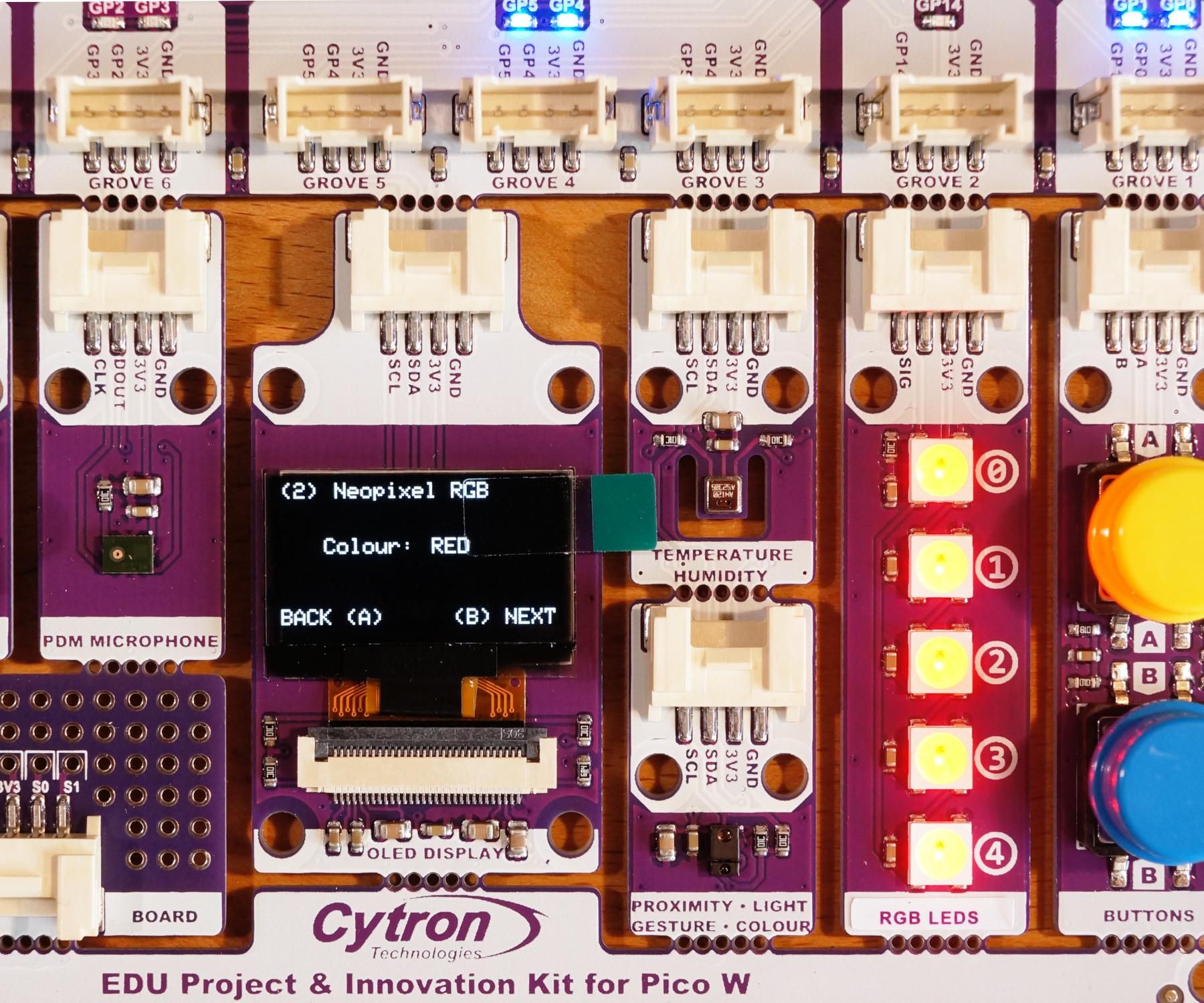 Logic Gate Analyser With Cytron EDU PICO or Adafruit CLUE Demonstrated With MH-EDU-Electronics ...