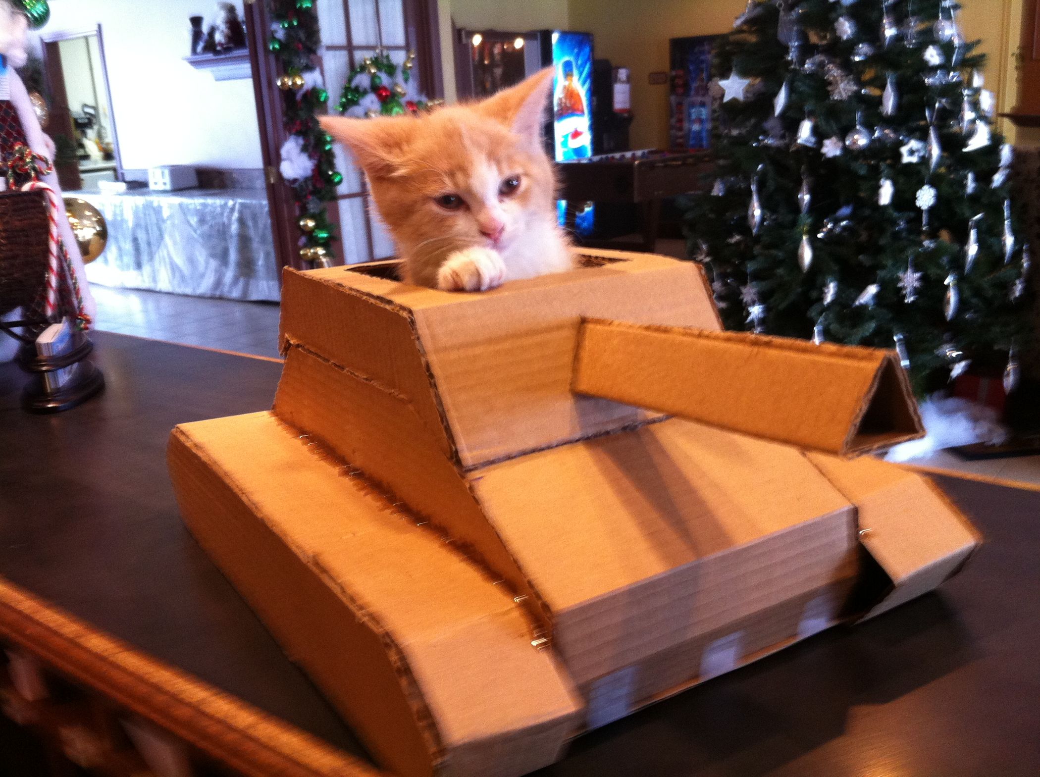 How to Build a Tank With a Cardboard Box : 3 Steps (with Pictures ...