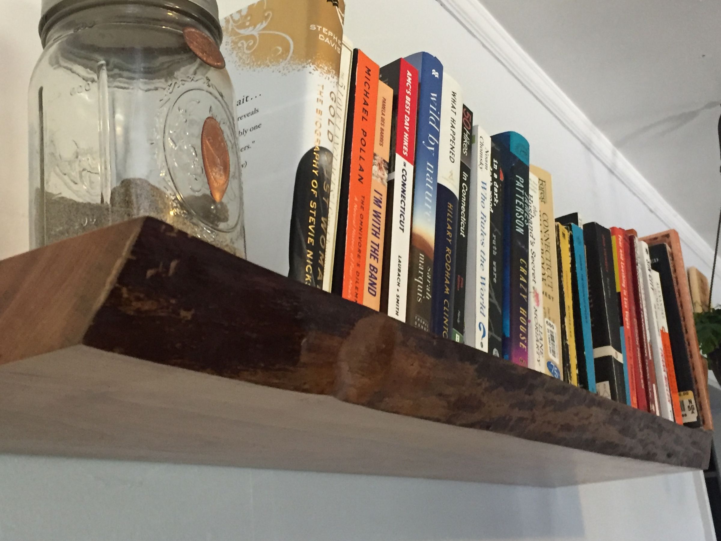 Live Edge Reverse Waterfall Floating Shelf : 6 Steps (with Pictures ...