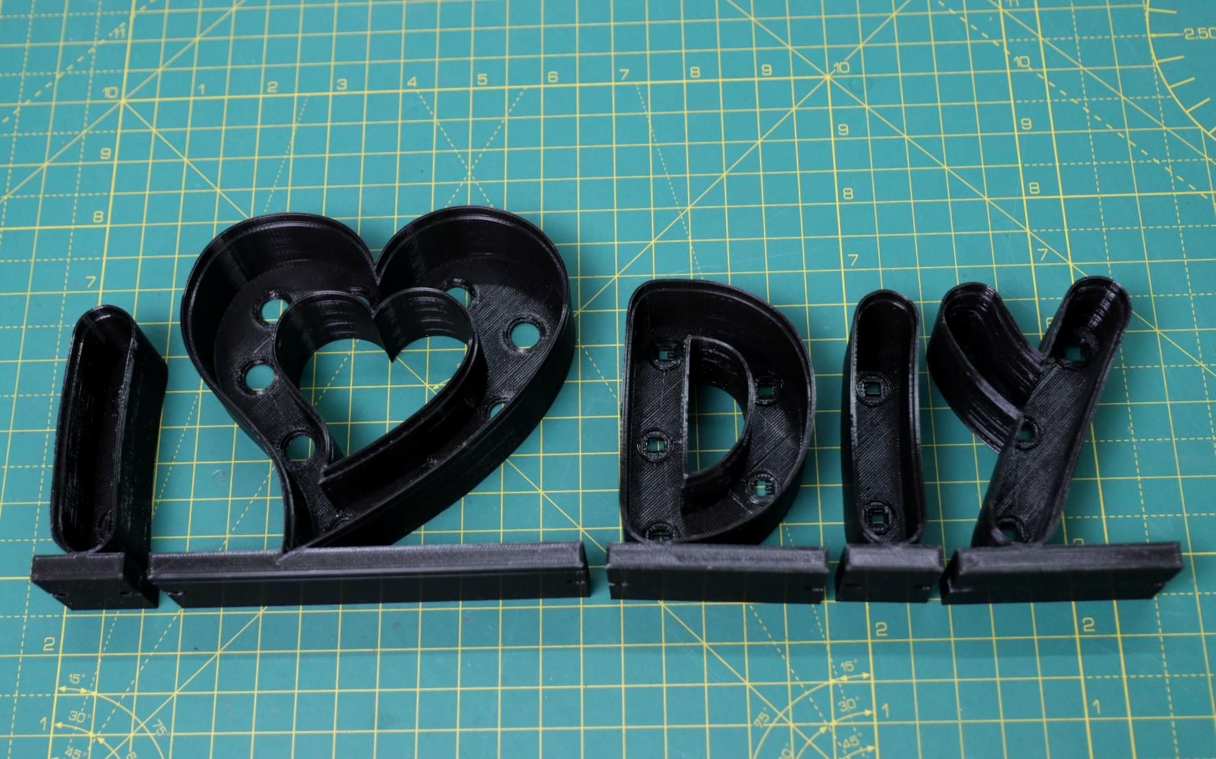 DIY 3D Printed LED Sign Board : 17 Steps (with Pictures) - Instructables