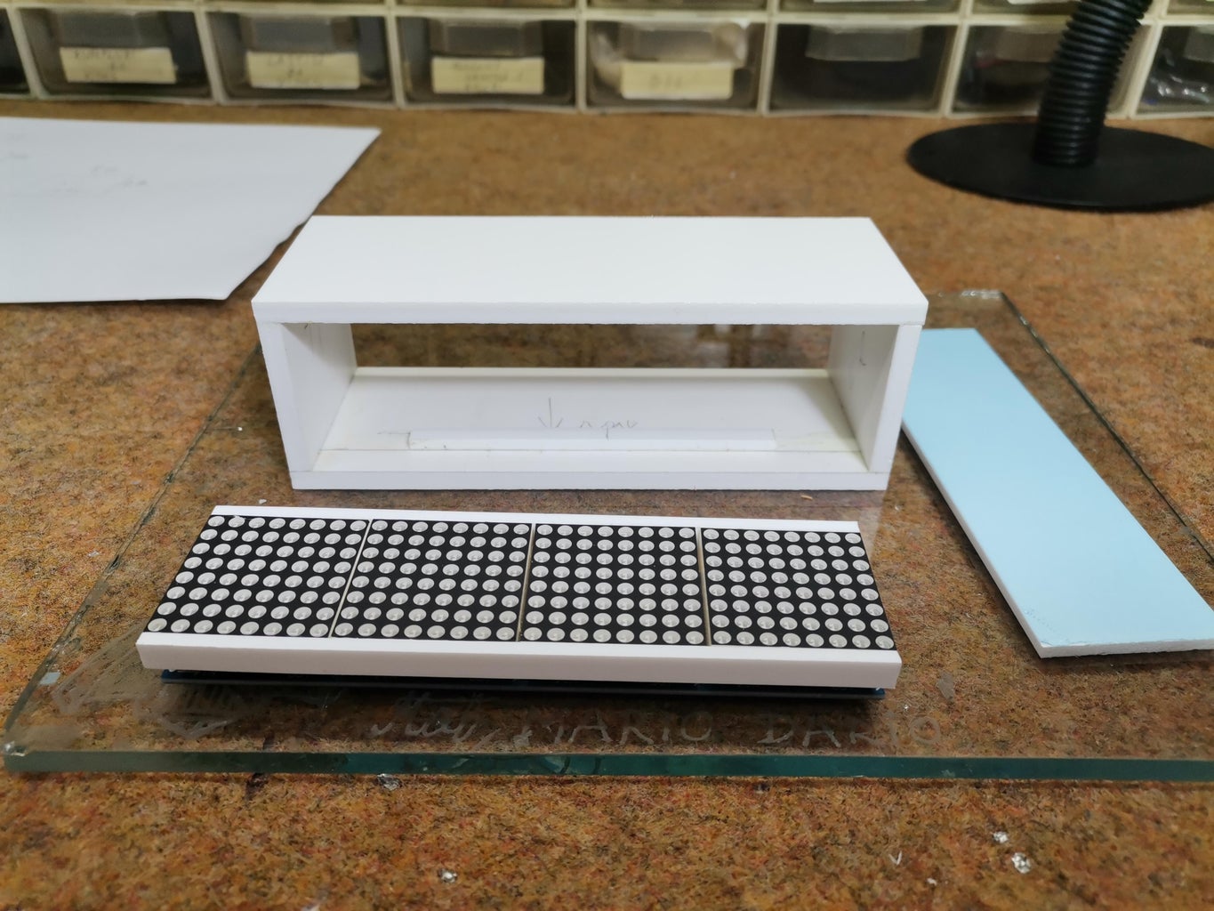 Arduino Mpu6050 Interactive Scrolling Game On 32x8 Led Matrix 4 Steps 0529