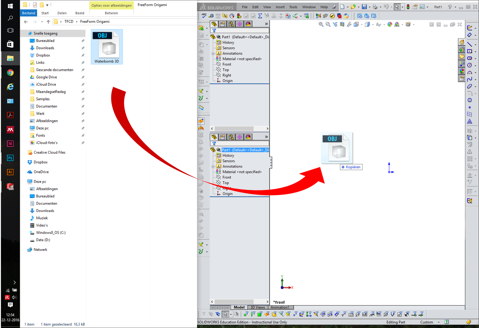 Technical Origami With ORIPA, FreeForm Origami and SolidWorks - TfCD TU ...