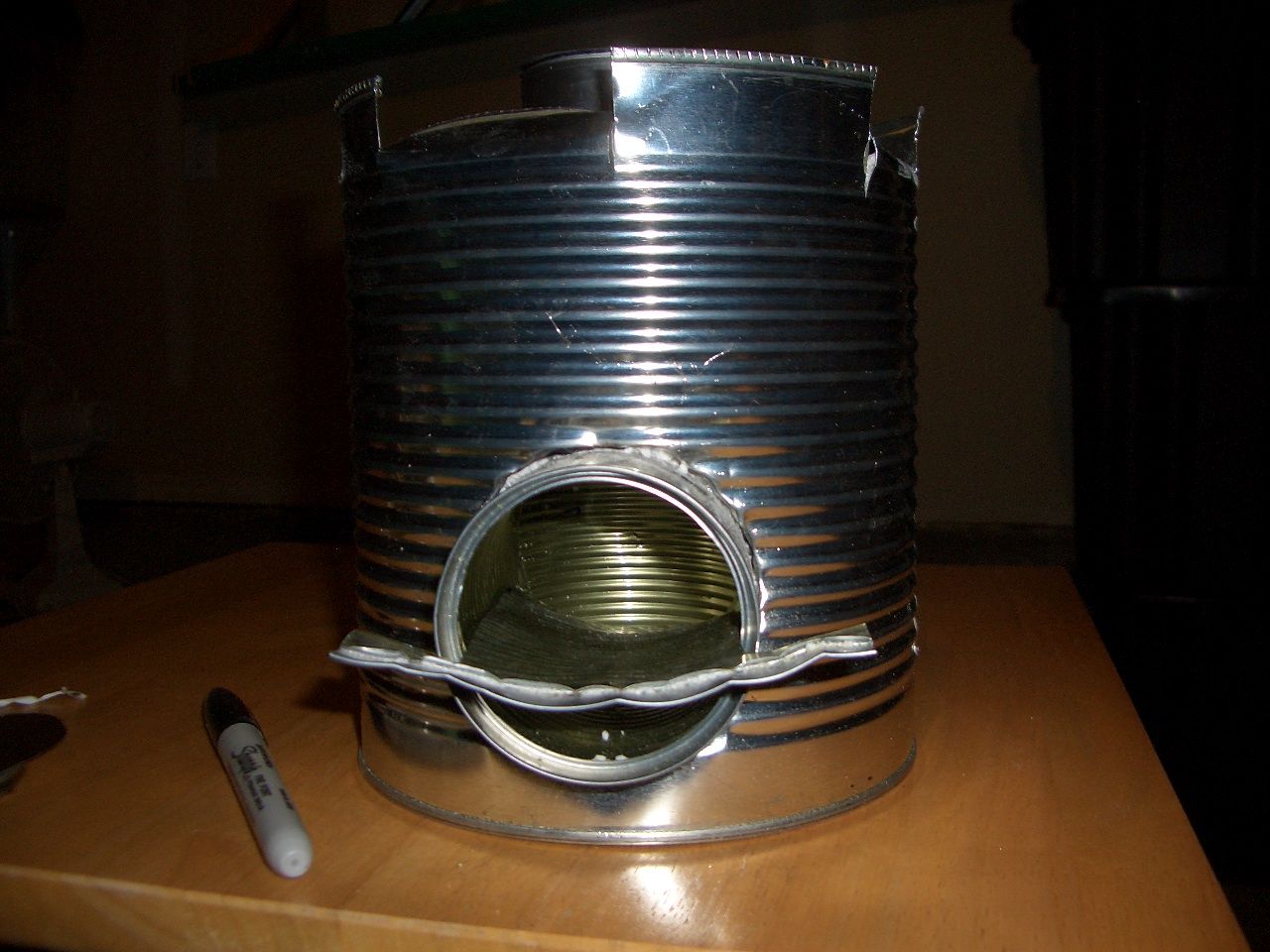 How to Make a Rocket Stove From a #10 Can and 4 Soup Cans : 8 Steps ...