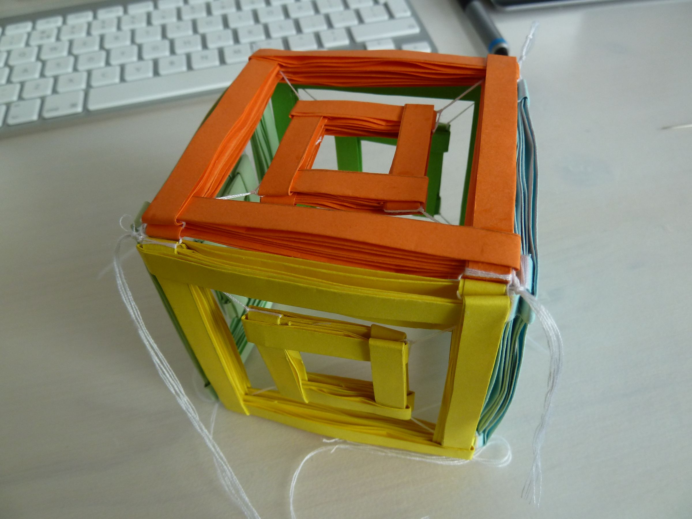 Windowed Paper Cube Lamp : 18 Steps (with Pictures) - Instructables