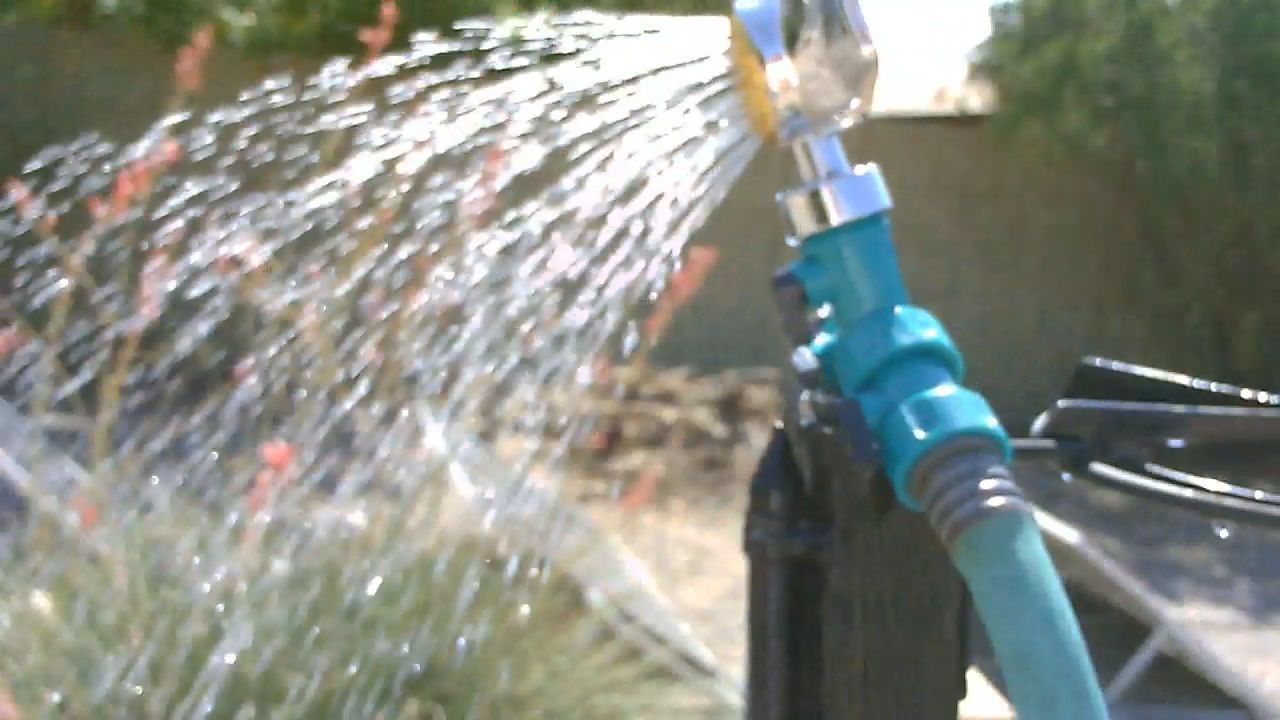 Solar Hot Water Shower - DIY Solar Shower - (using Black Poly Water ...