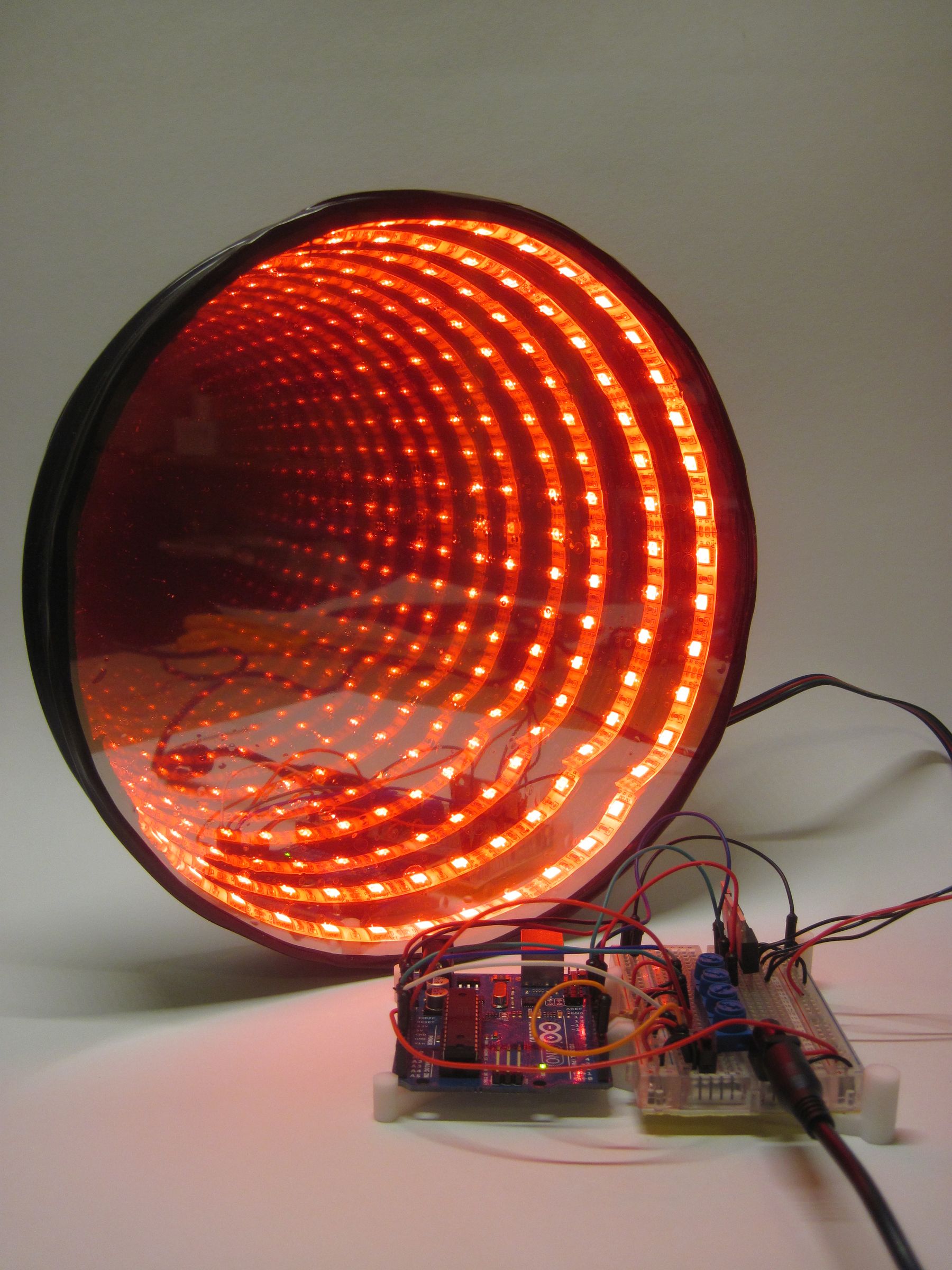 Arduino-controlled RGB LED Infinity Mirror : 13 Steps (with Pictures ...