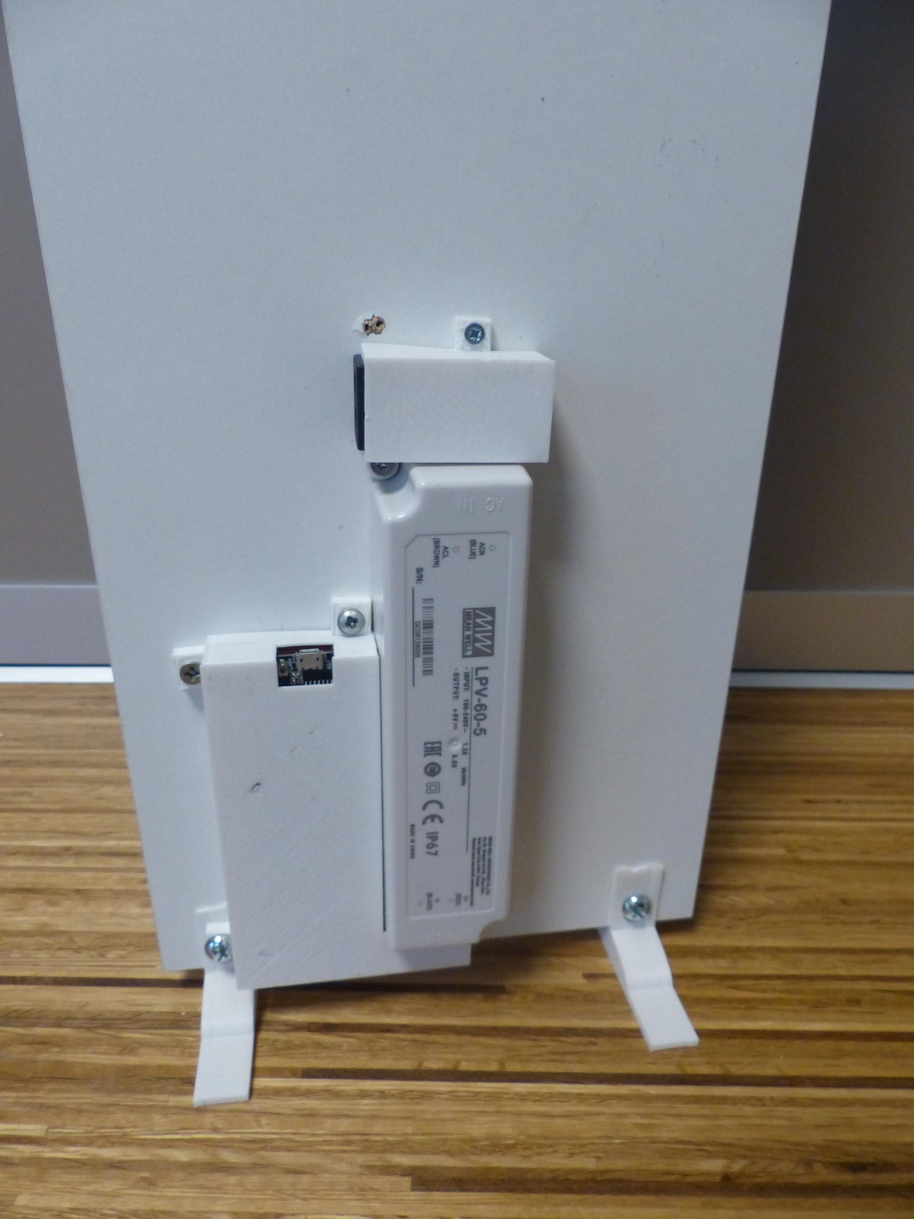 WiFi Controlled LED Strip Matrix Display Clock Light : 3 Steps (with ...