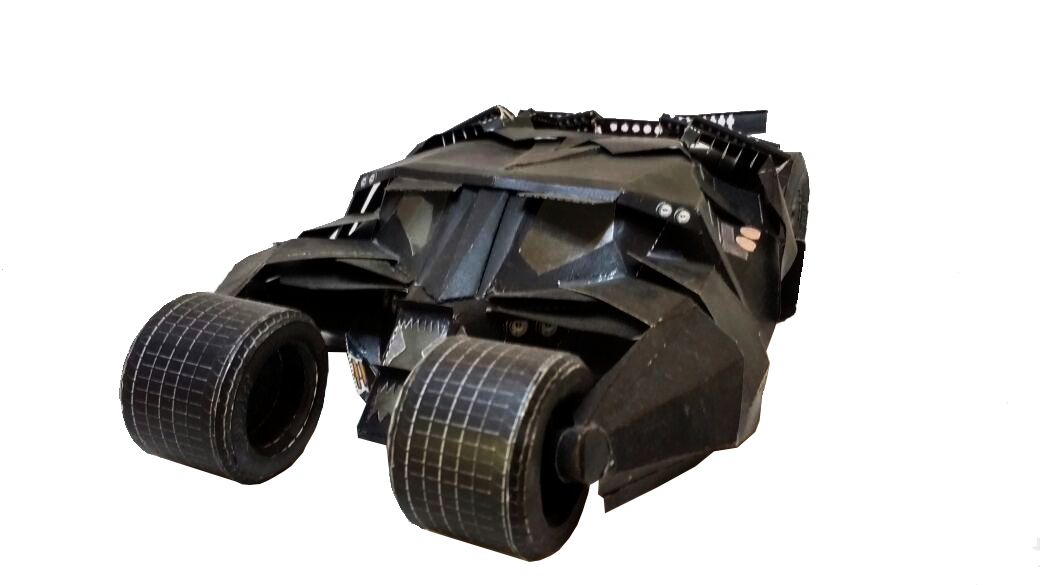 Paper Batmobile - "The Tumbler" From Nolan's Batman : 4 Steps (with ...