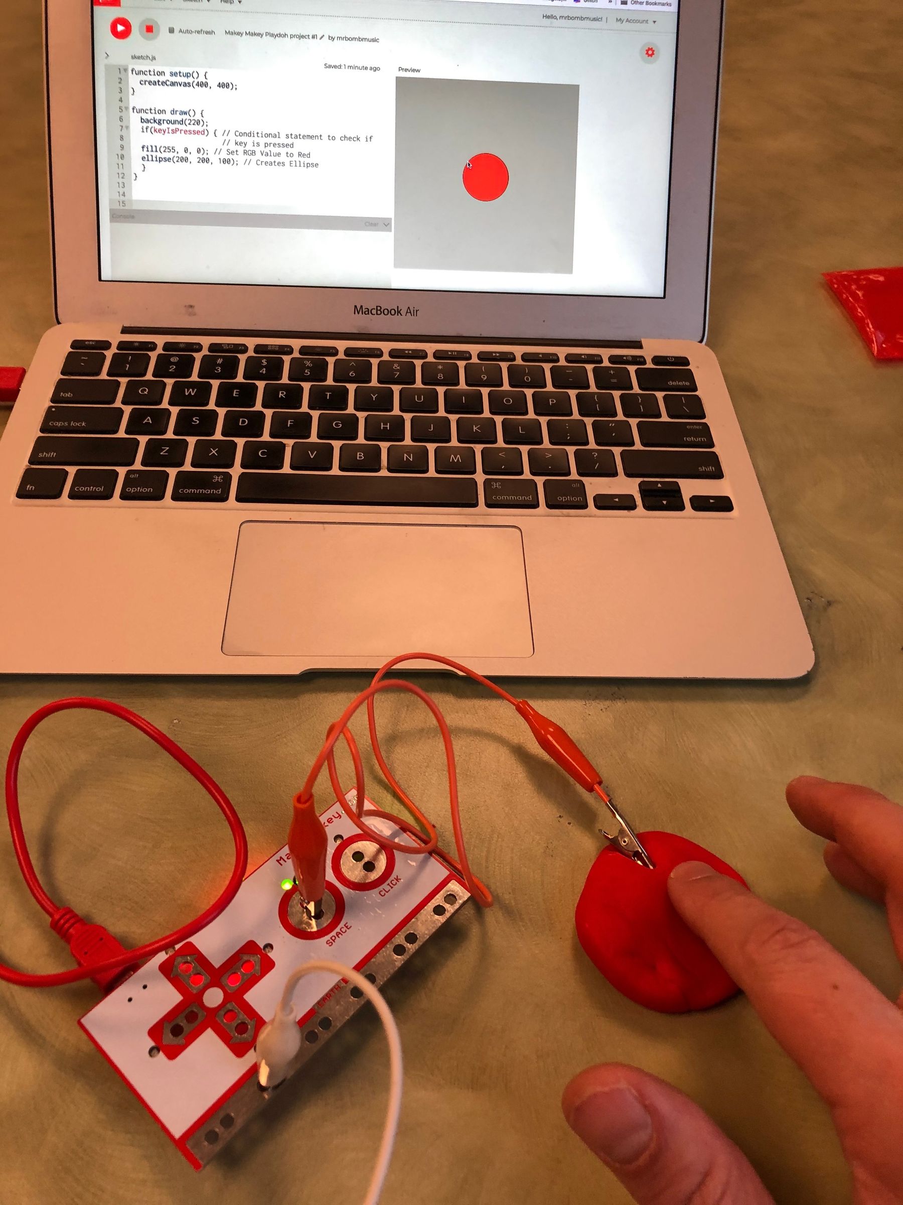 Coding Simple Playdoh Shapes W/ P5.js & Makey Makey : 7 Steps ...