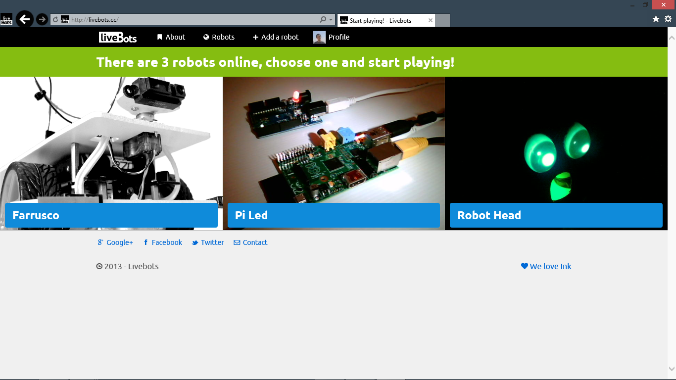 Create an Internet Controlled Robot Using Livebots : 7 Steps (with Pictures) - Instructables