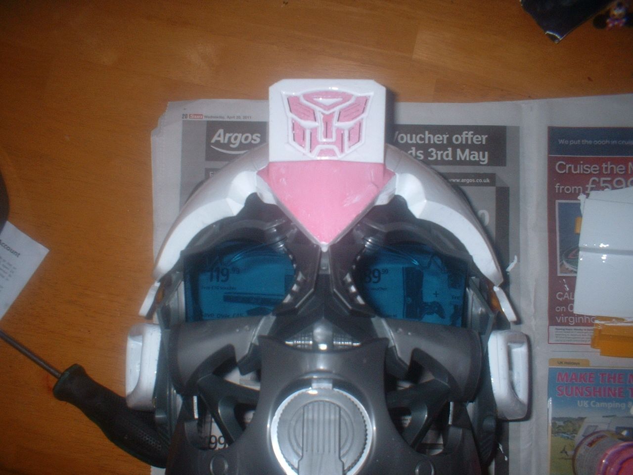 Female Transformers Helmet - Instructables