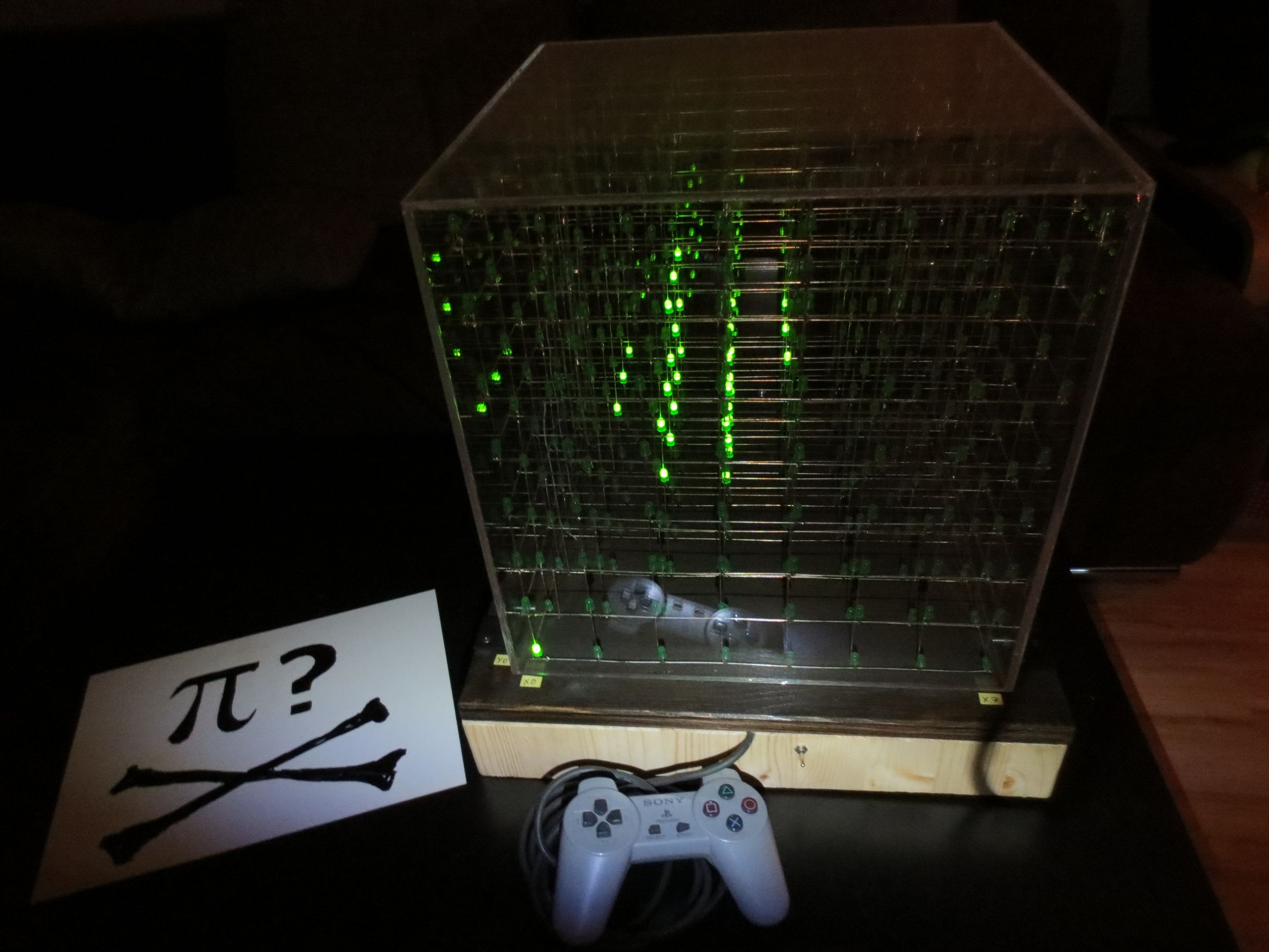 8x8x8 LED Cube With Arduino Mega (+Sound +PS Controller +Game) : 11 Steps (with Pictures ...