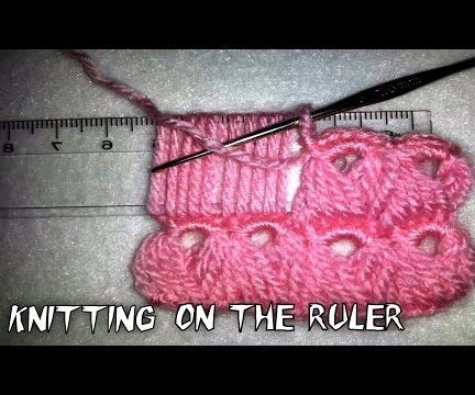Knitting With RULER - Instructables
