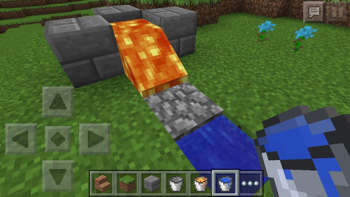 Small Cobble Stone Generator in Mcpe : 5 Steps - Instructables