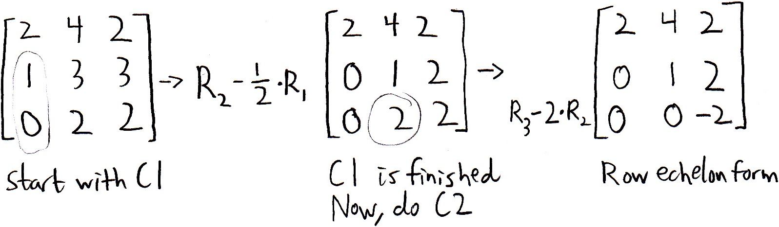 Transforming Square Matrices Into Reduced Row Echelon Form : 7 Steps ...