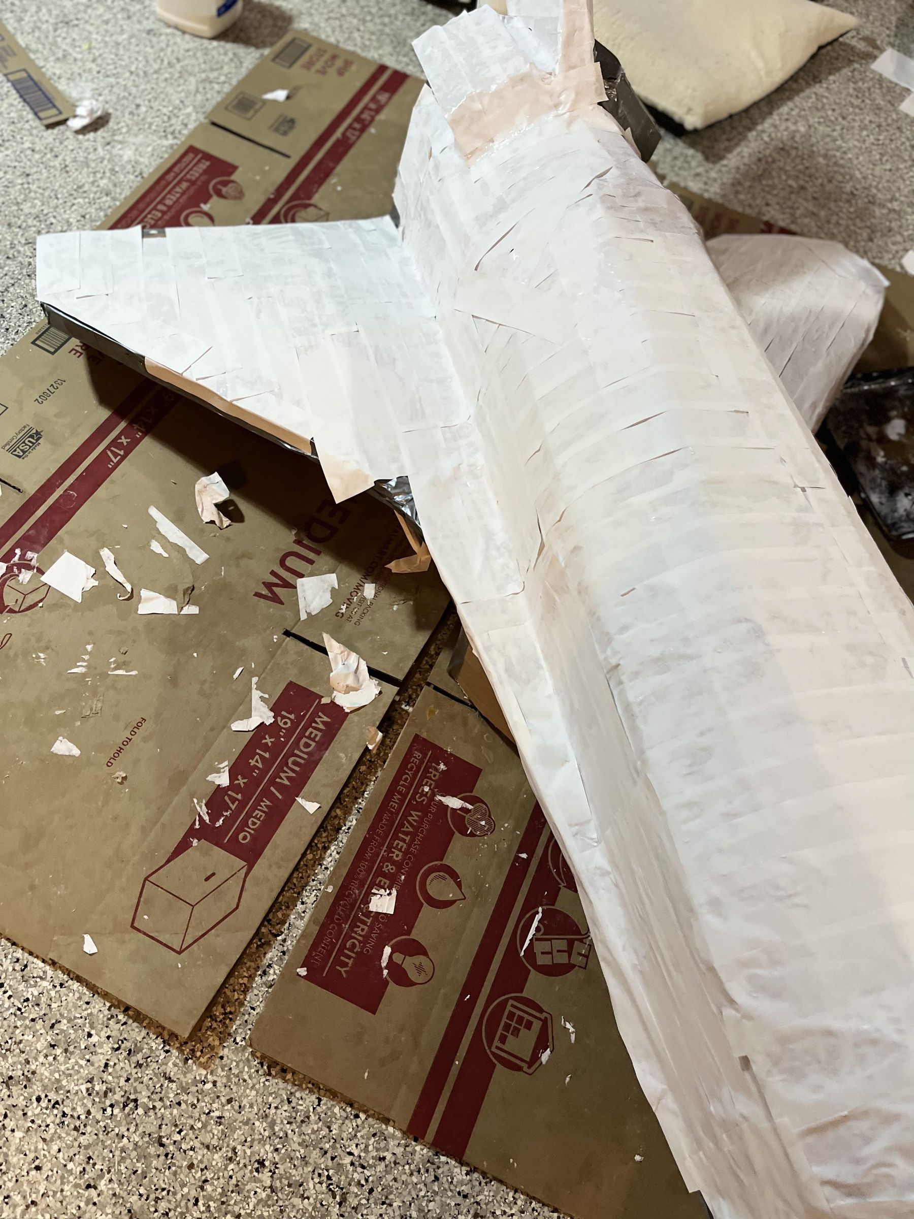 Huge Cardboard Paper Mache Piñata! : 7 Steps (with Pictures ...