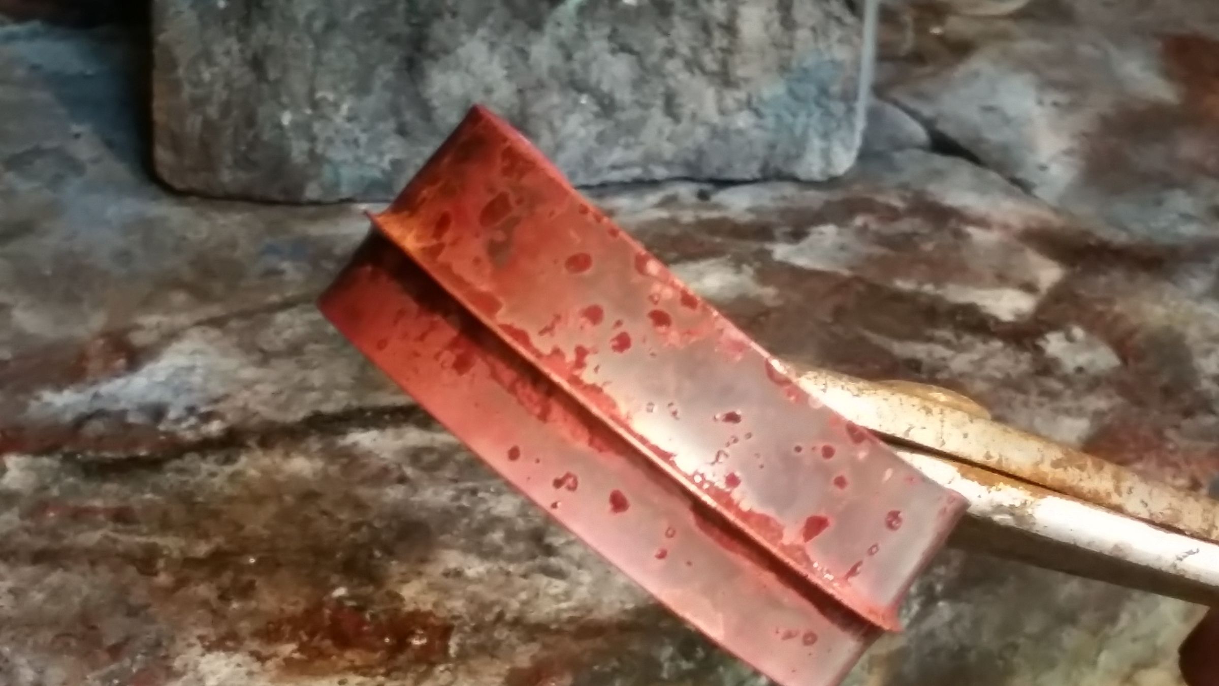 Foldformed Copper Bracelet With Red Heat Patina : 6 Steps (with ...
