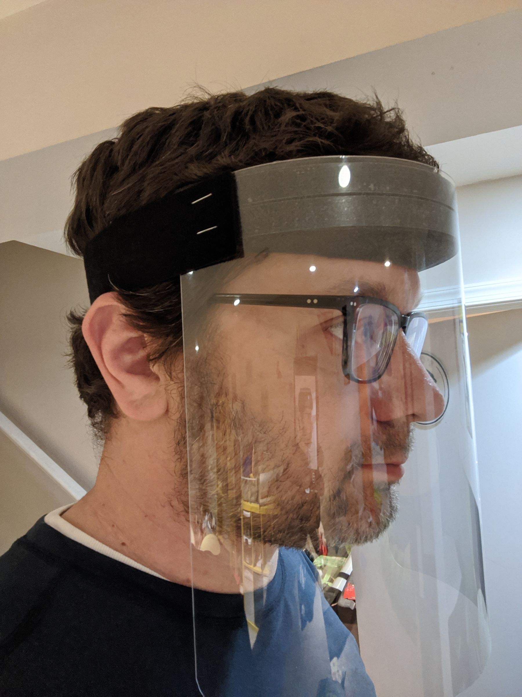 Face Shield for Healthcare Providers (No 3D Printer Needed) : 8 Steps ...