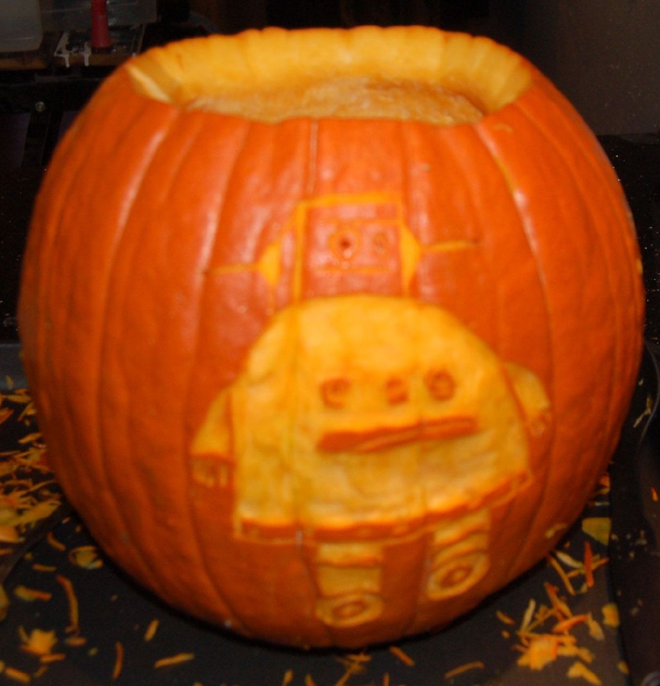 Instructables Robot Halloween Pumpkin - Instructables