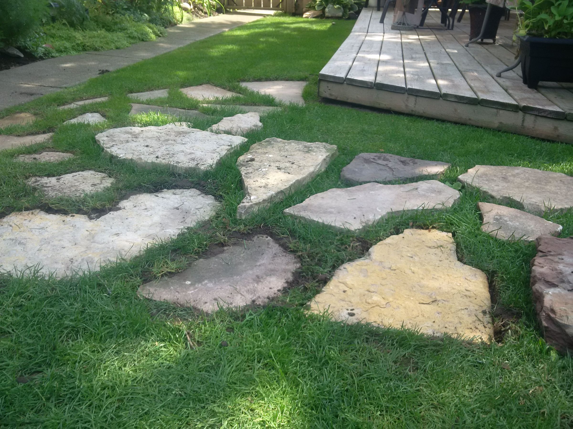 Easy Stepping Stones - No More Mud Trails : 7 Steps (with Pictures ...