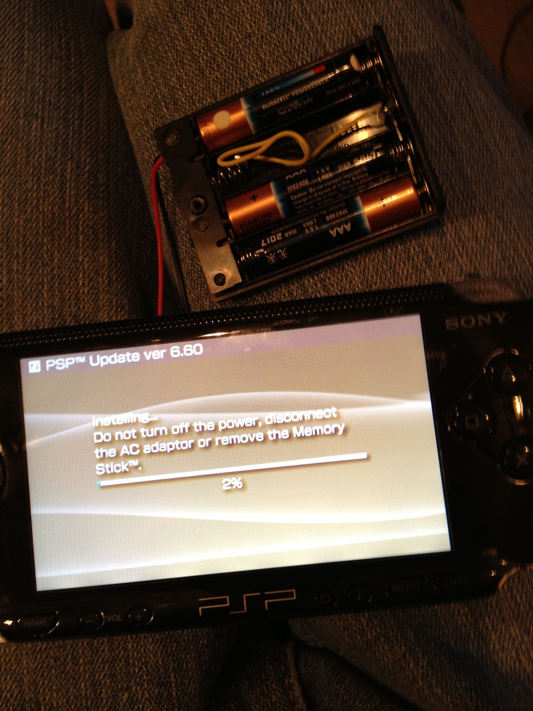 Power PSP Using AAA Batteries - Instructables