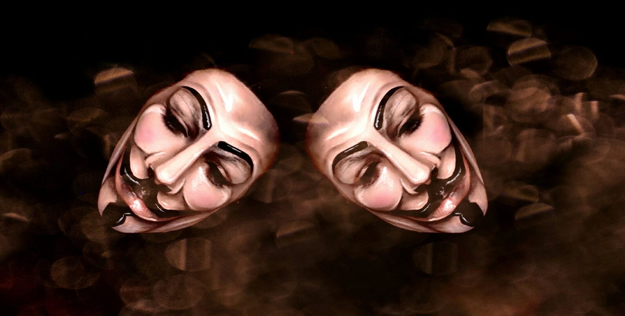Guy Fawkes Mask Drawing