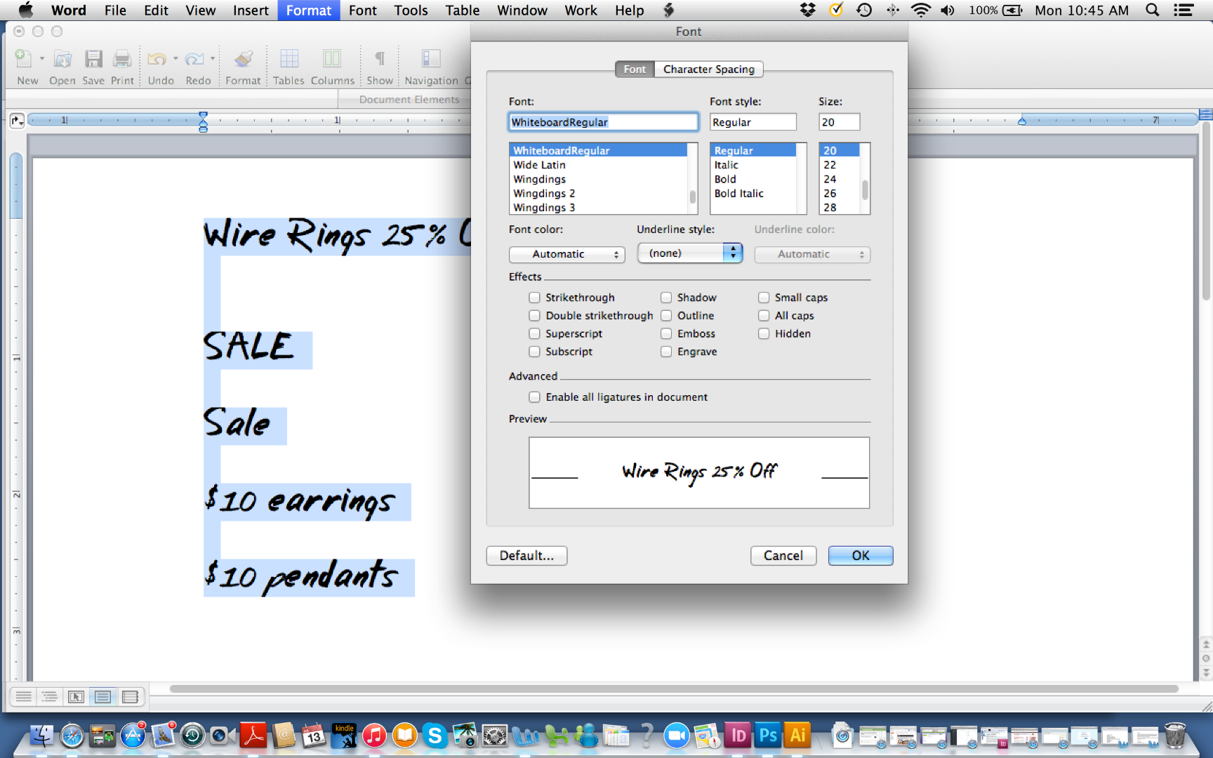 Easy Signs & Tags in Word : 4 Steps - Instructables
