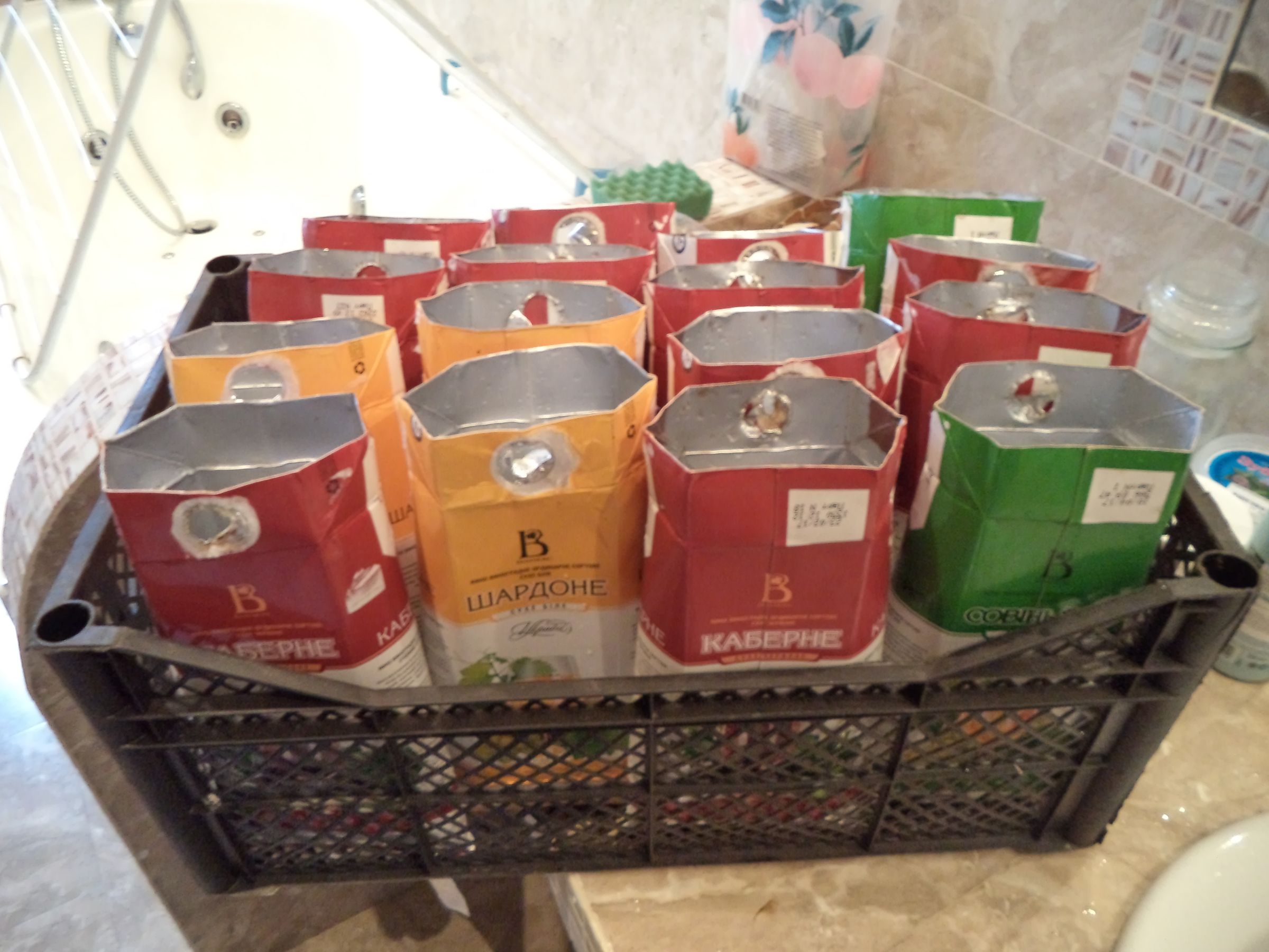 Vertical Gardening With Tetra Paks P1. Making Baskets : 19 Steps (with ...